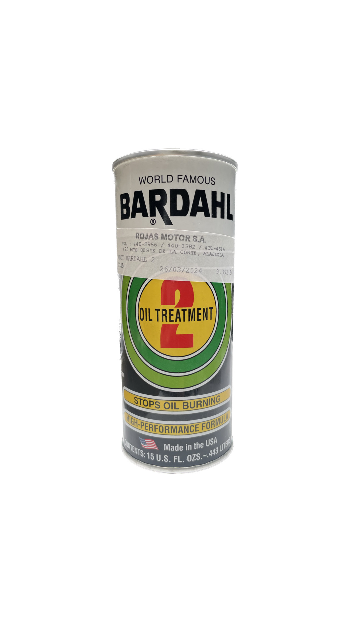 Aditivo Bardahl 2 » Repuestos Rojas Motor